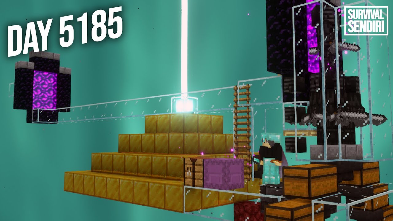 belajar bikin sorting system di nether... - YouTube