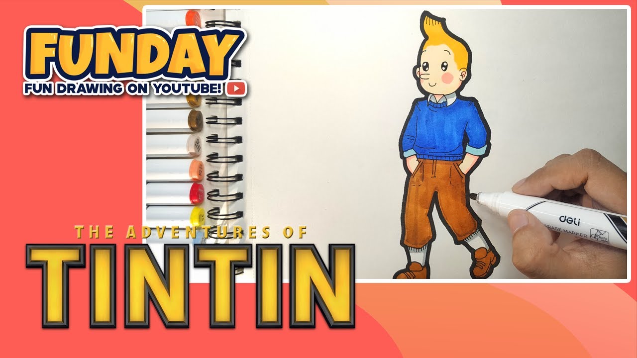 How to Draw TINTIN ‼️ - YouTube