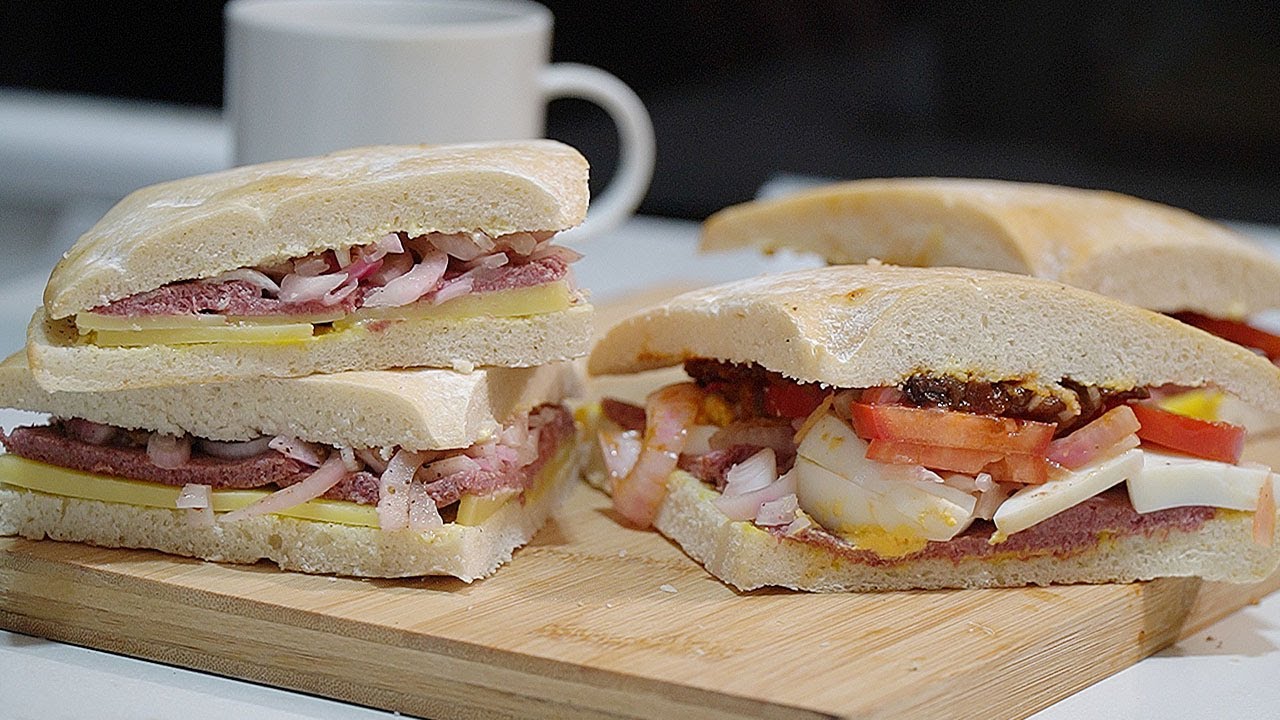 MINERS Mix TRADITIONAL Northeast of England Sandwich - YouTube