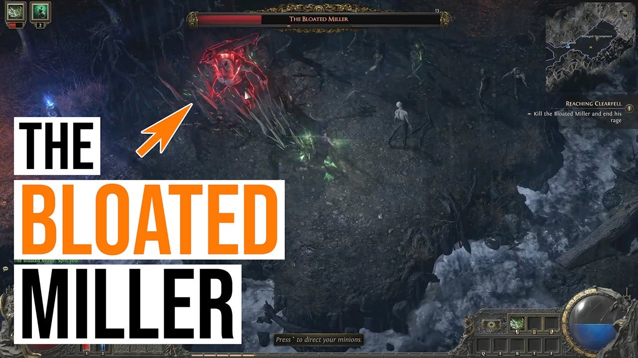 Path of Exile 2 | The Bloated Miller Boss Fight - YouTube
