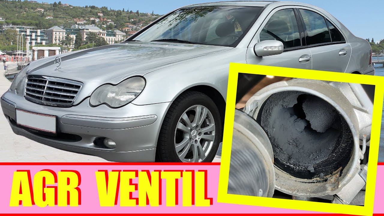 Mercedes AGR Ventil - C-Klasse - Ausbau & Reinigung - How to remove ...