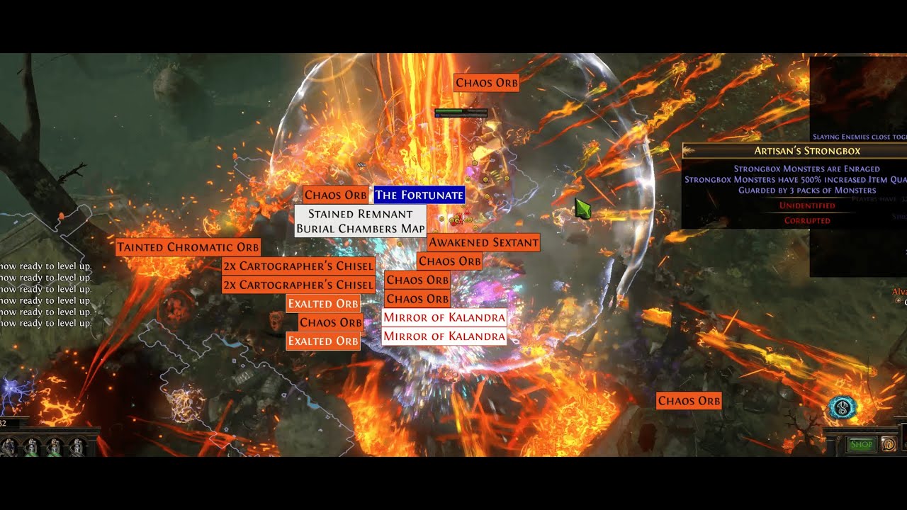 12L Lightning Strike Of Arcing Deadeye MF Teaser - 10K Wisp Map 3.23 ...