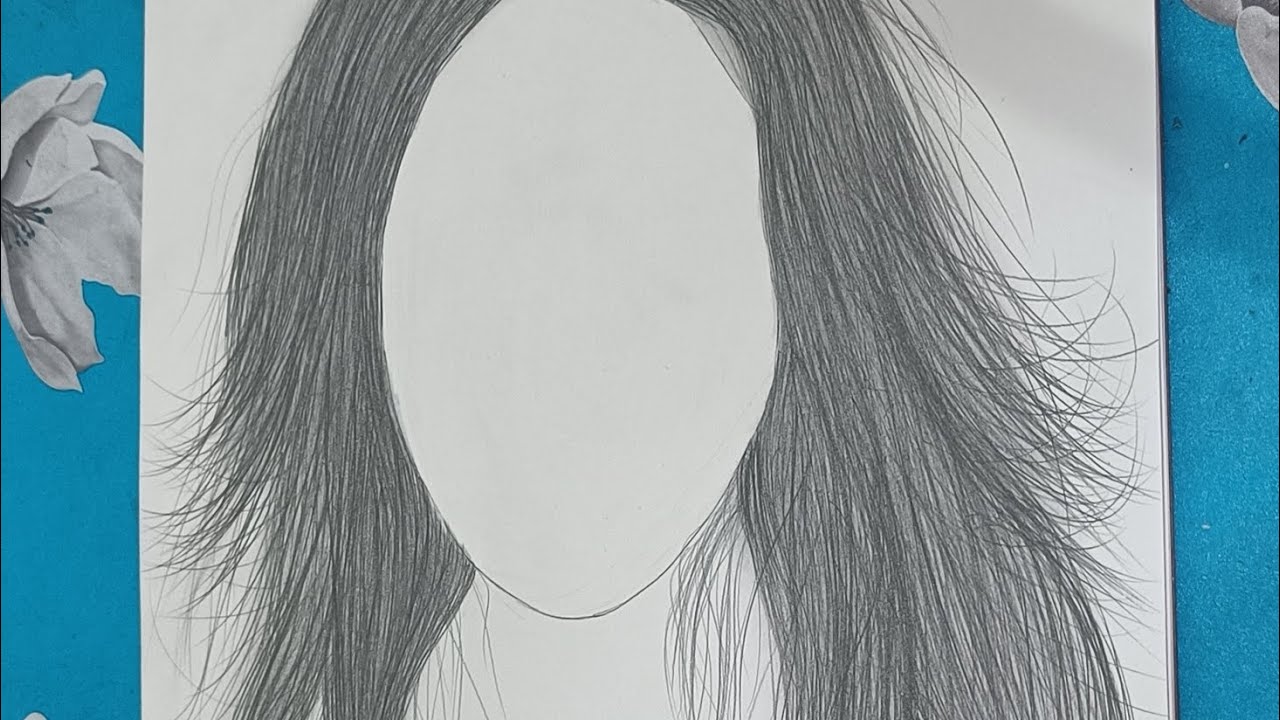 Hair drwing practice for beginners - YouTube