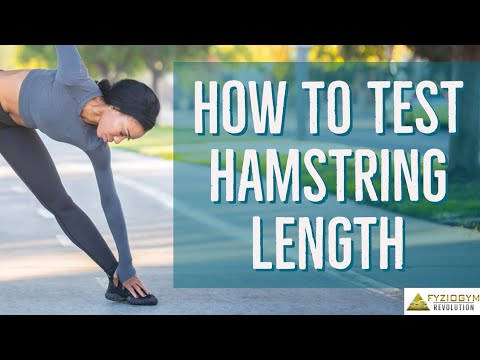 How To Assess Hamstring Length: Are Your Hamstrings Tight? True test ...
