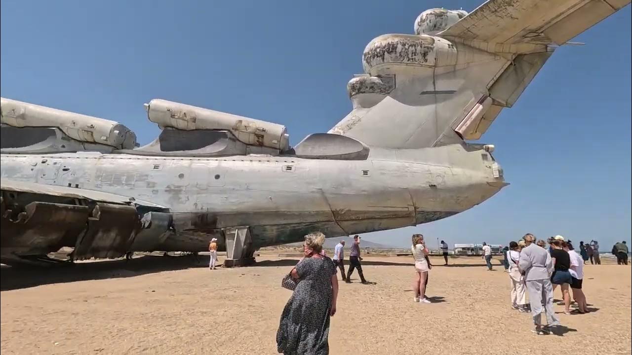 Экраноплан Лунь в Дербенте - YouTube