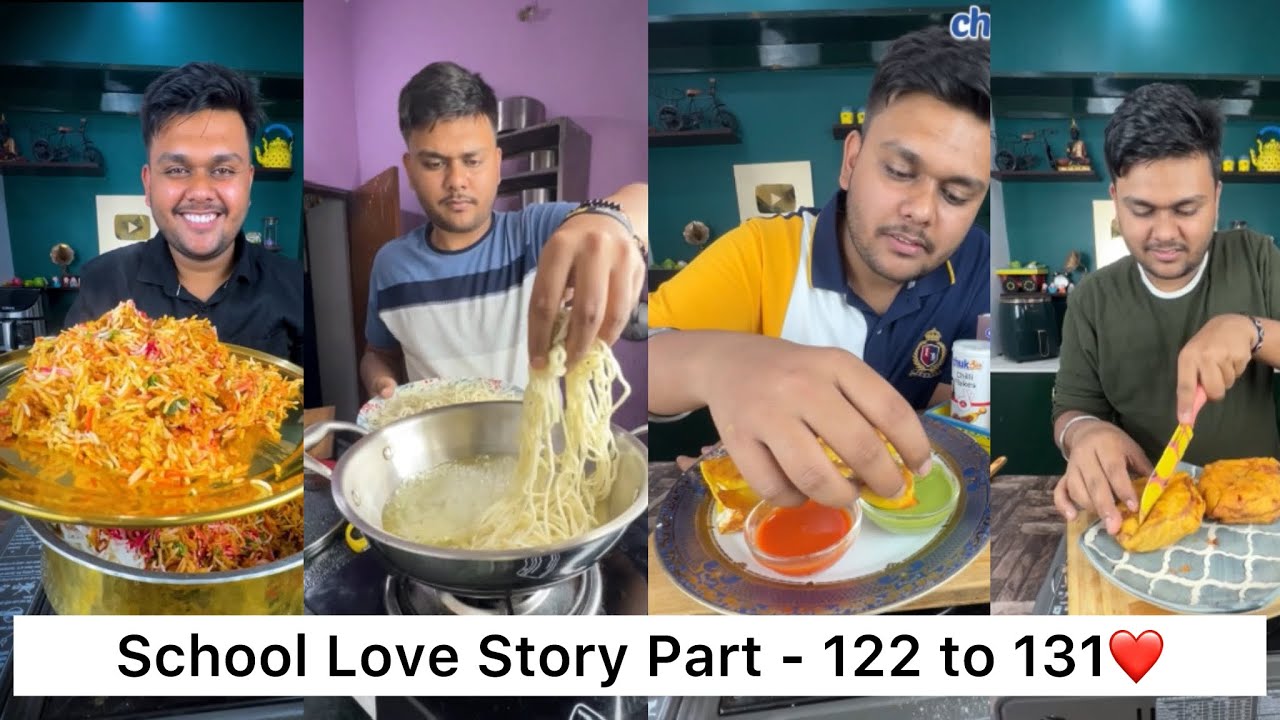 School Love Story Part - 122 to 131 ️ || Foodie Ankit School love Story || Love story - YouTube