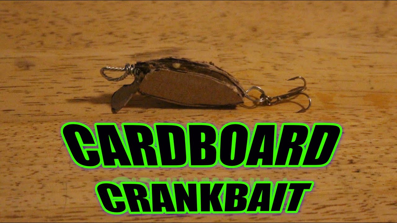I Made a Fishing Lure Out of CARDBOARD? (And CAUGHT Fish!) - YouTube