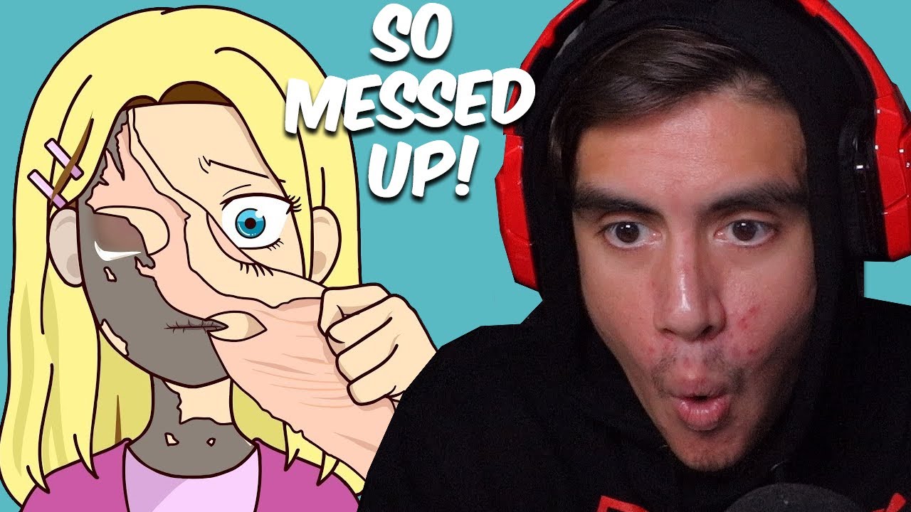 Reacting To A "True" Story Animation Of A Girl That Lost Her Face ...