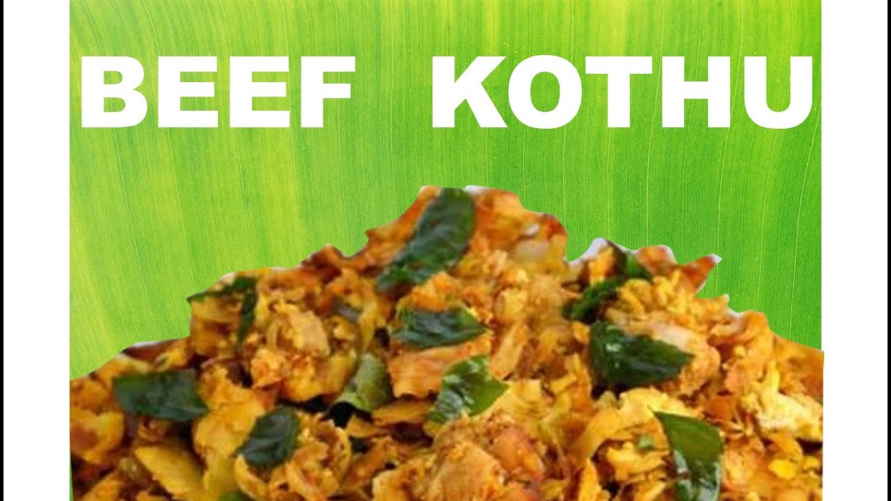 Beef kothu porotta making 😋😋 - YouTube