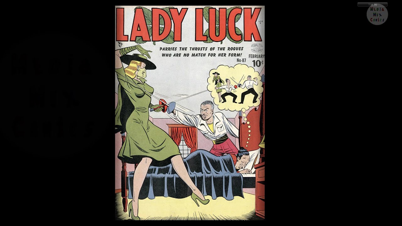 Quality Comics Lady Luck 087 1950 - YouTube
