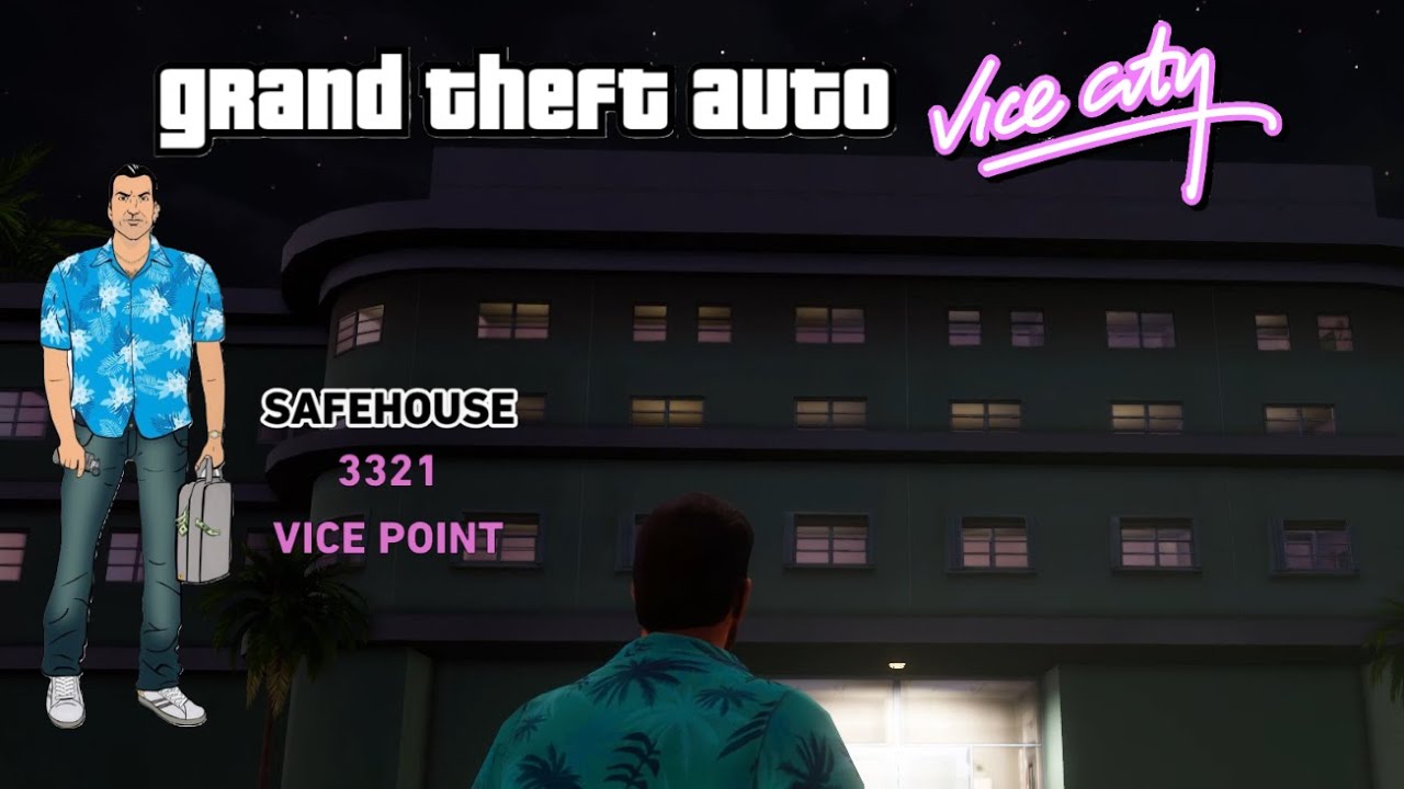 GTA Vice City - Safe House - 3321 Vice Point - YouTube