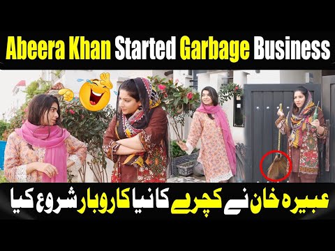 Abeera Khan Started Garbage Business|Standup comedy|Abeera Khan show😃 - YouTube