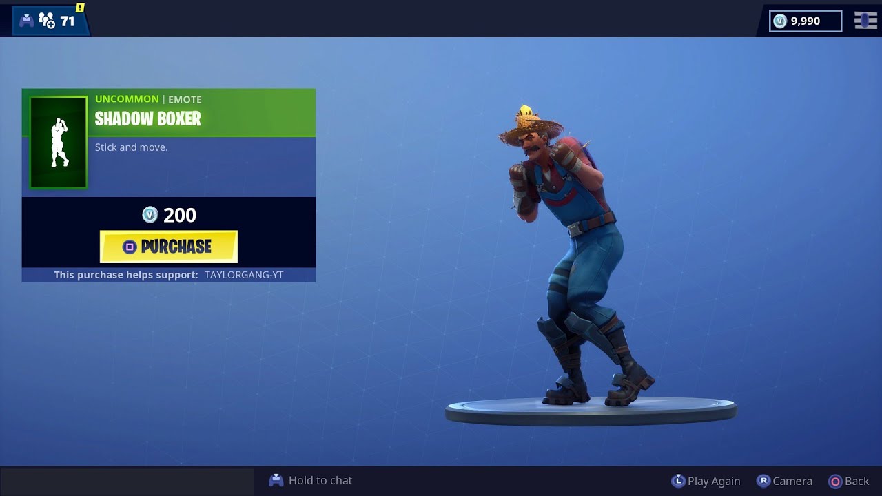 Fortnite Item Shop *New* SHADOW BOXER Emote and SHOGUN Returns! 3/8/19 ...