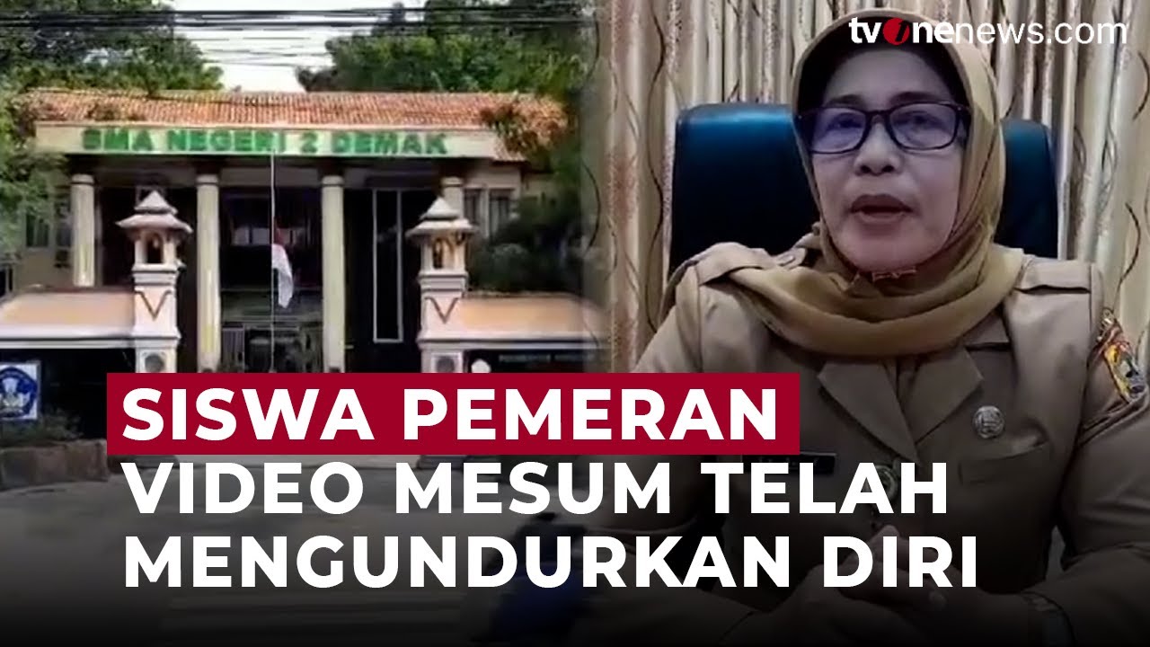 Viral! 2 Pelajar Mesum di Sekolah, Pemeran Video Tak Senonoh Mengundurkan Diri | OneNews Update ...
