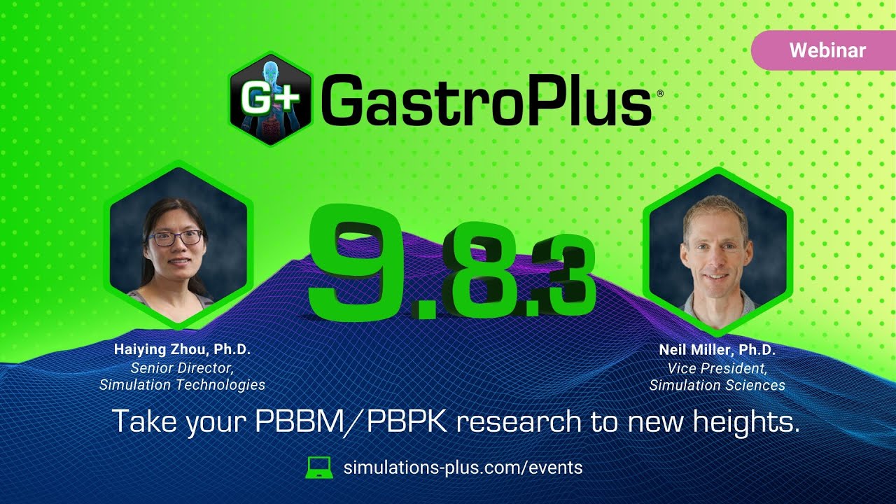 What’s New in GastroPlus® v9.8.3? - YouTube