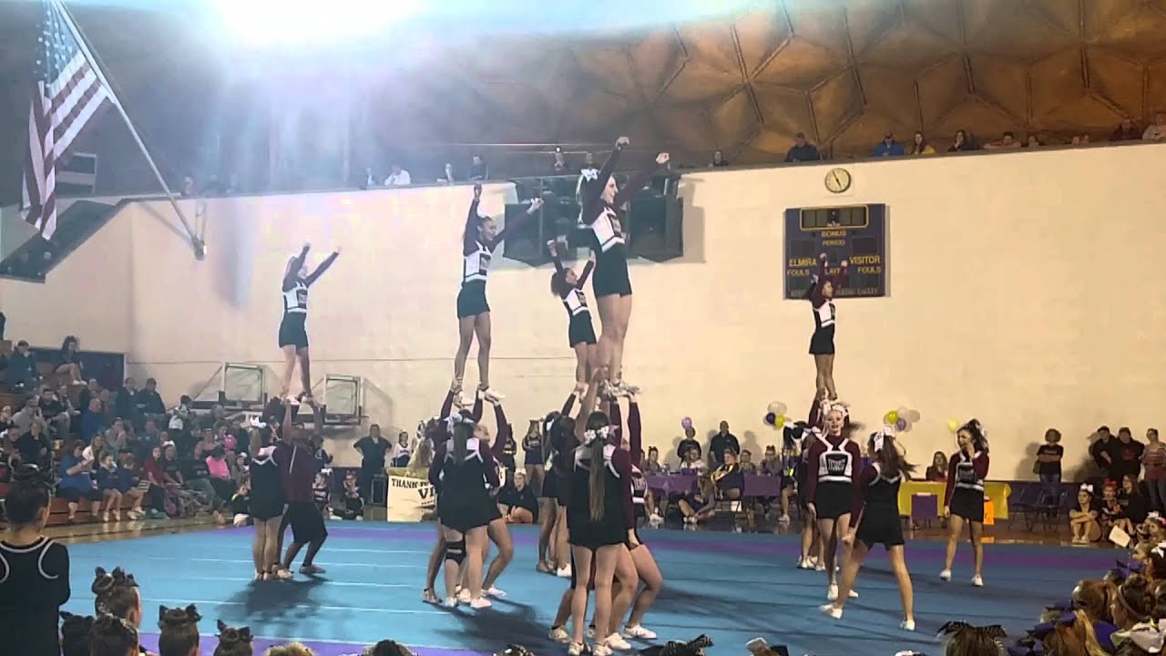 Elmira Express Cheer at Domes Feb 2016 - YouTube