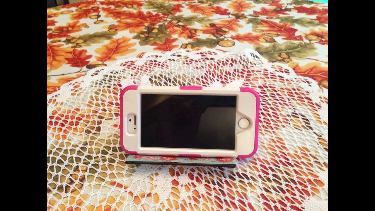 HACK: Cell Phone Holder | Office DIY - YouTube