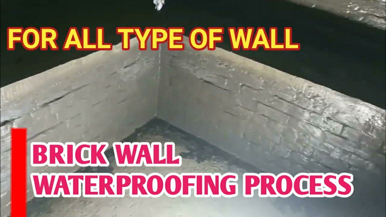 How to do brick wall waterproofing | दीवाल पर वॉटरप्रूफिंग कैसे करना है ...