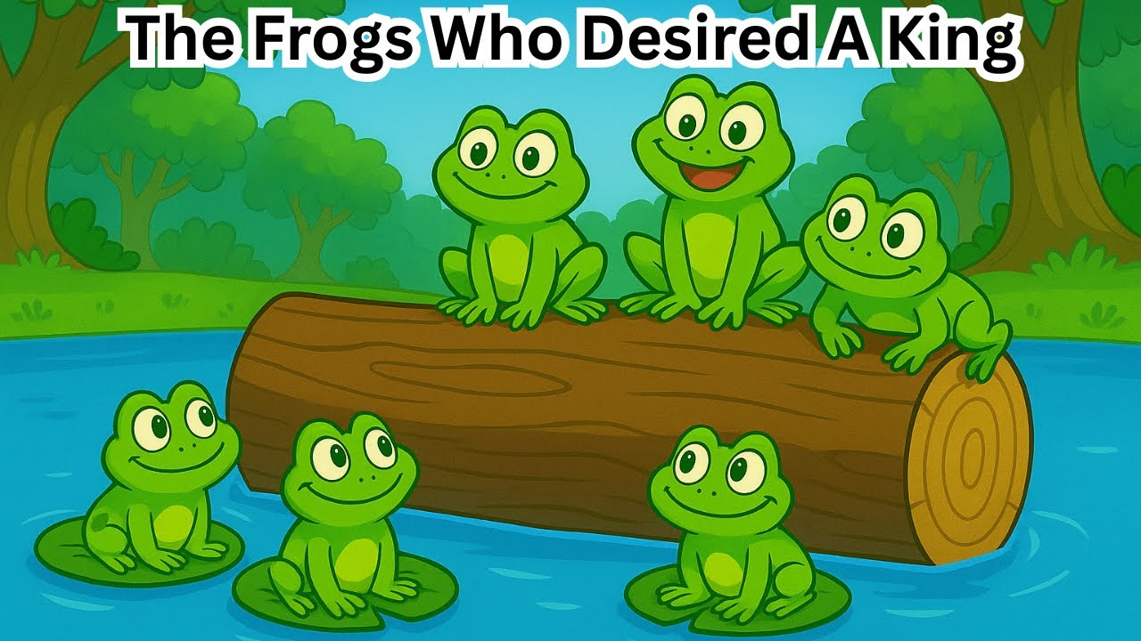 THE FROGS WHO DESIRED A KING | English story for kids with morals ...