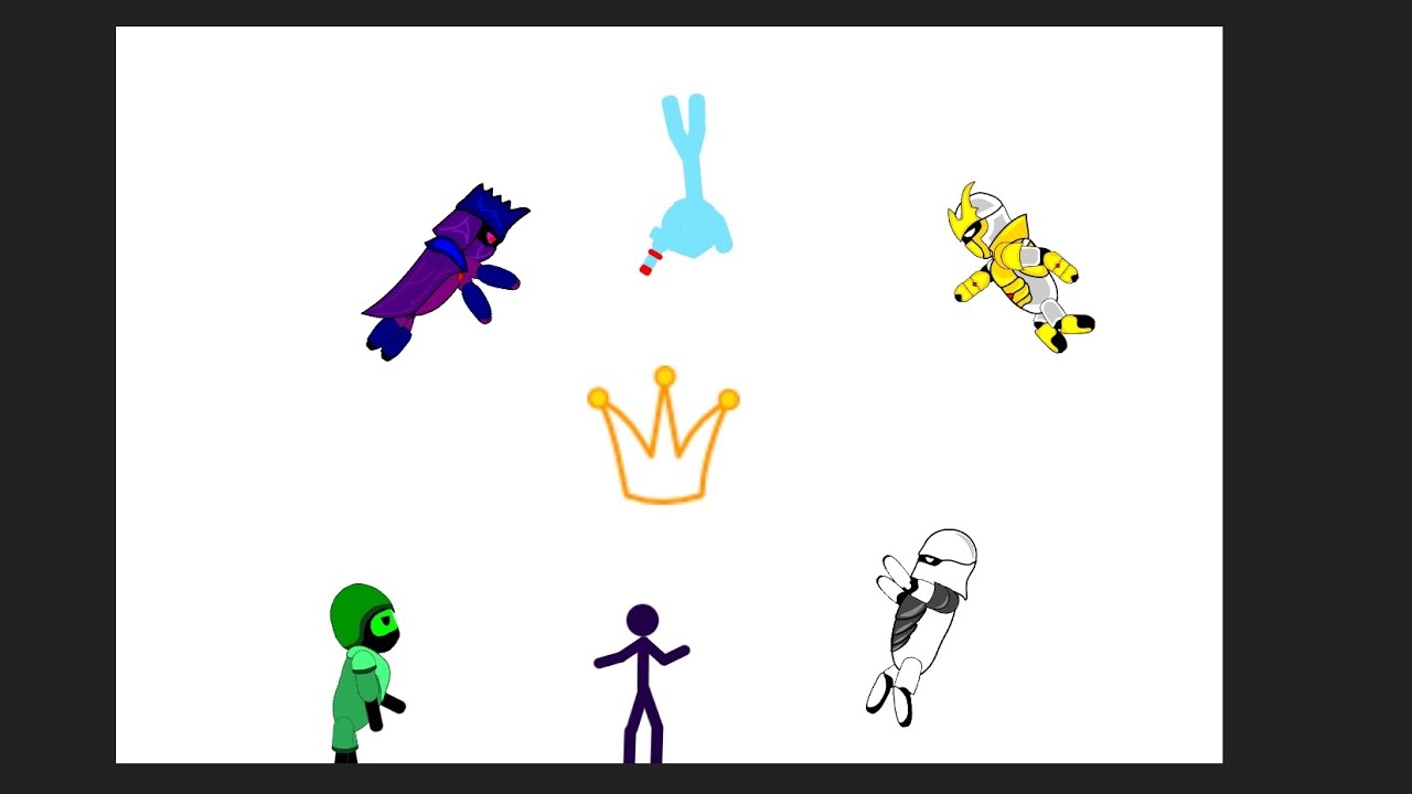 draw cartoons 2 color tournament part one first round - YouTube