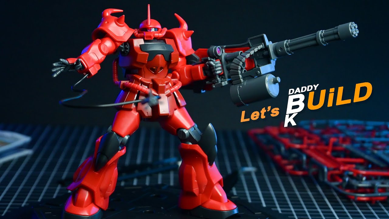 HG 1/144 GOUF CRIMSON CUSTOM, HG Gundam Breaker Battlogue No.08 | ASMR ...