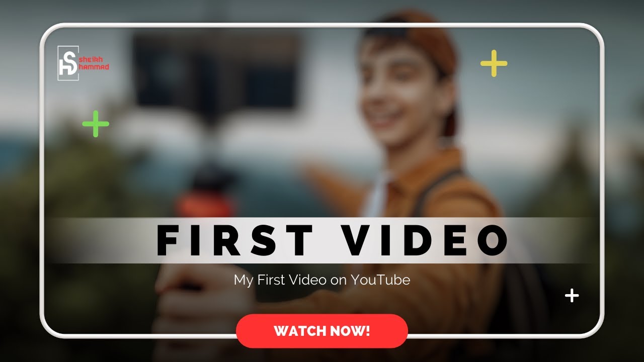 My First Video On Youtube | Youtube Intro Video | Sheikh Hammad Official - YouTube