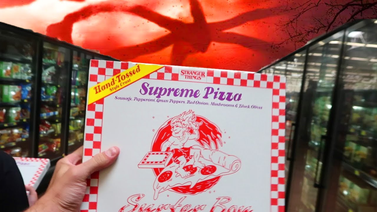 I tried the Stranger Things 4 Surfer Boy Pizza - YouTube