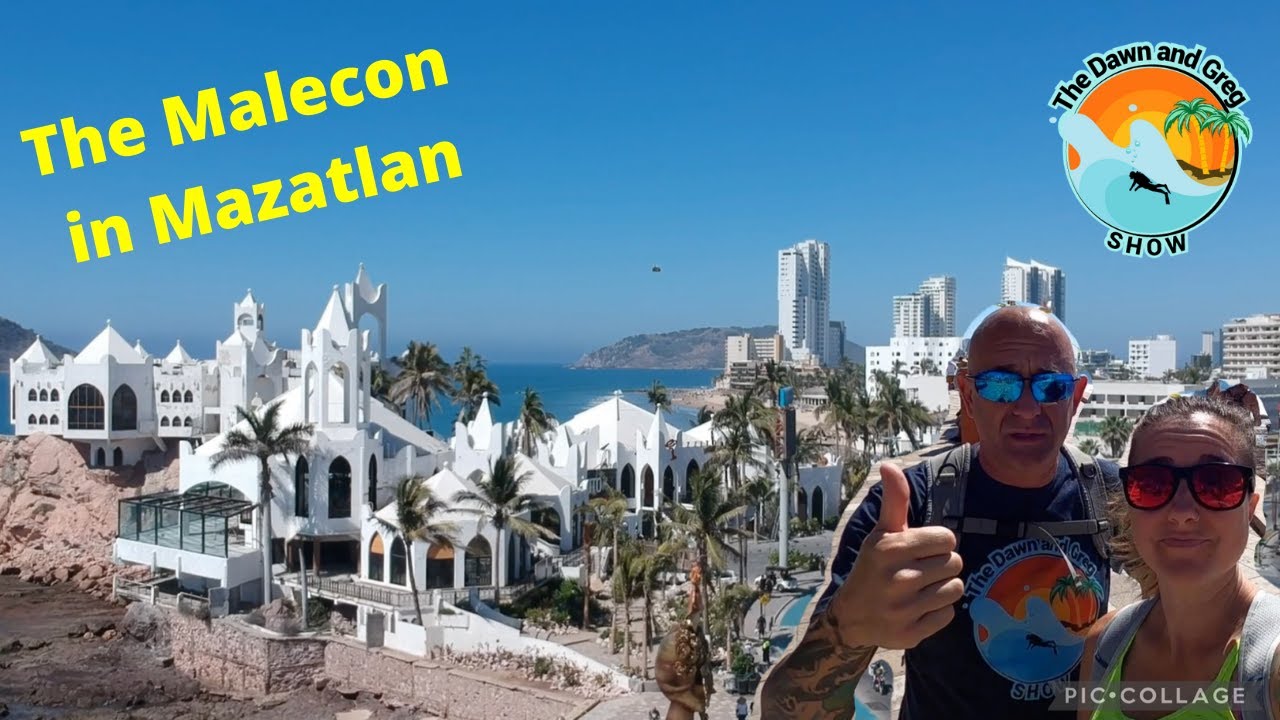 The famous Malecon in Mazatlan Sinaloa Mexico - YouTube