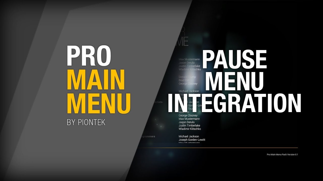 Pause menu integration - YouTube