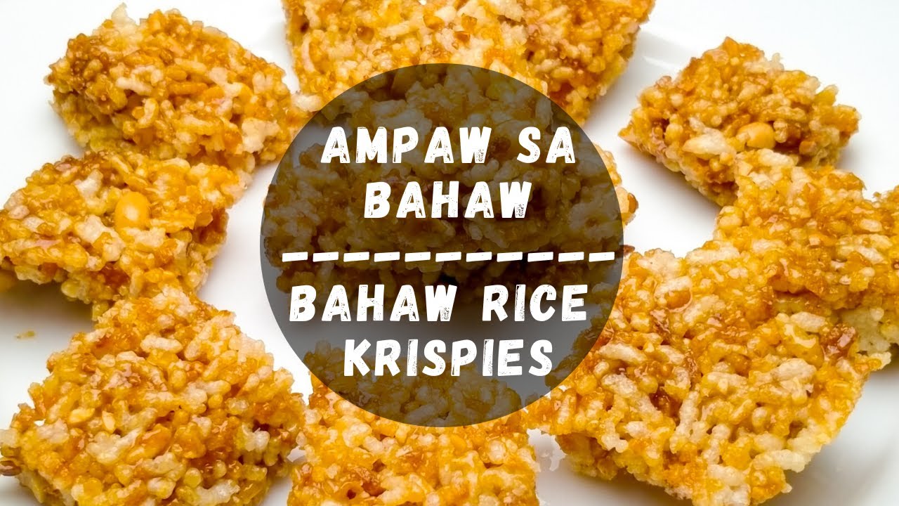 Gawin ito sa Bahaw (Left Over Rice) | Filipino Puffed Rice | Bahaw Rice ...