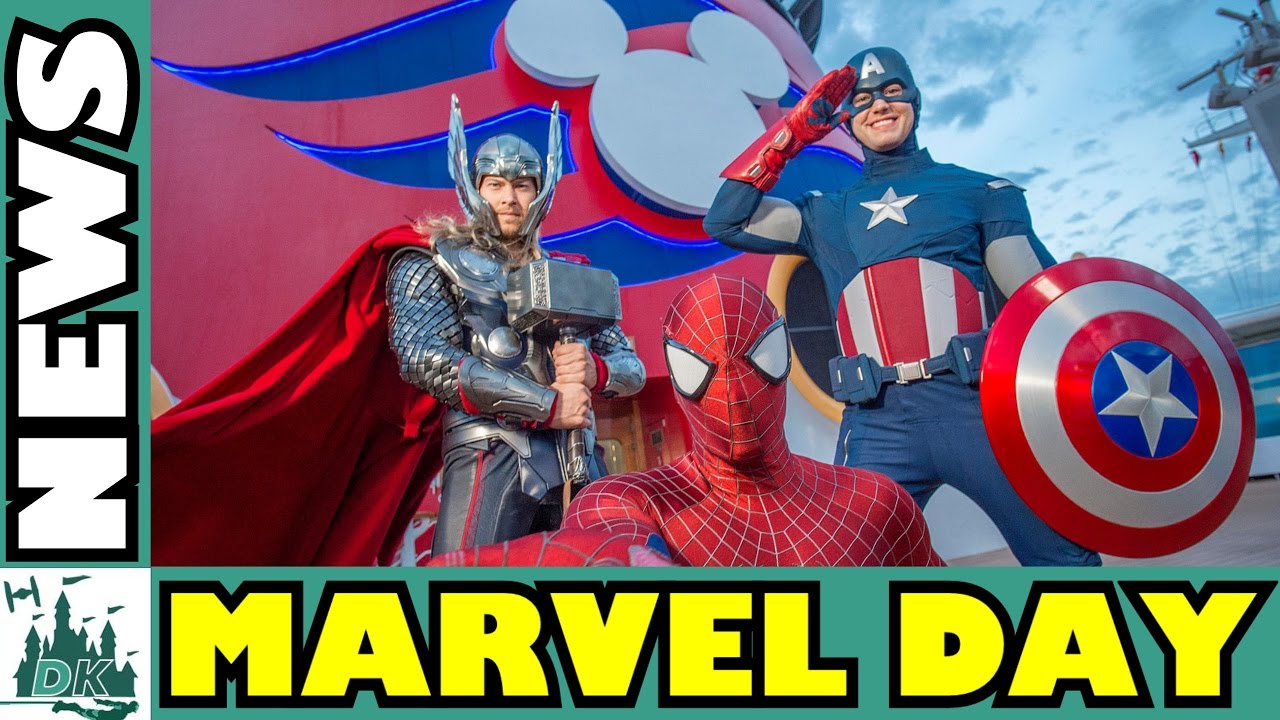 Disney Cruise Line Introduces First Ever Marvel Day at Sea - YouTube