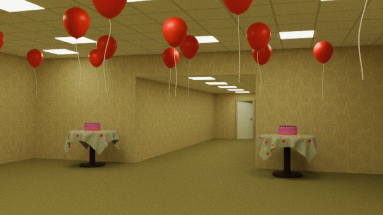THE BACKROOMS - Entrance to Level Fun (Found Footage) - YouTube