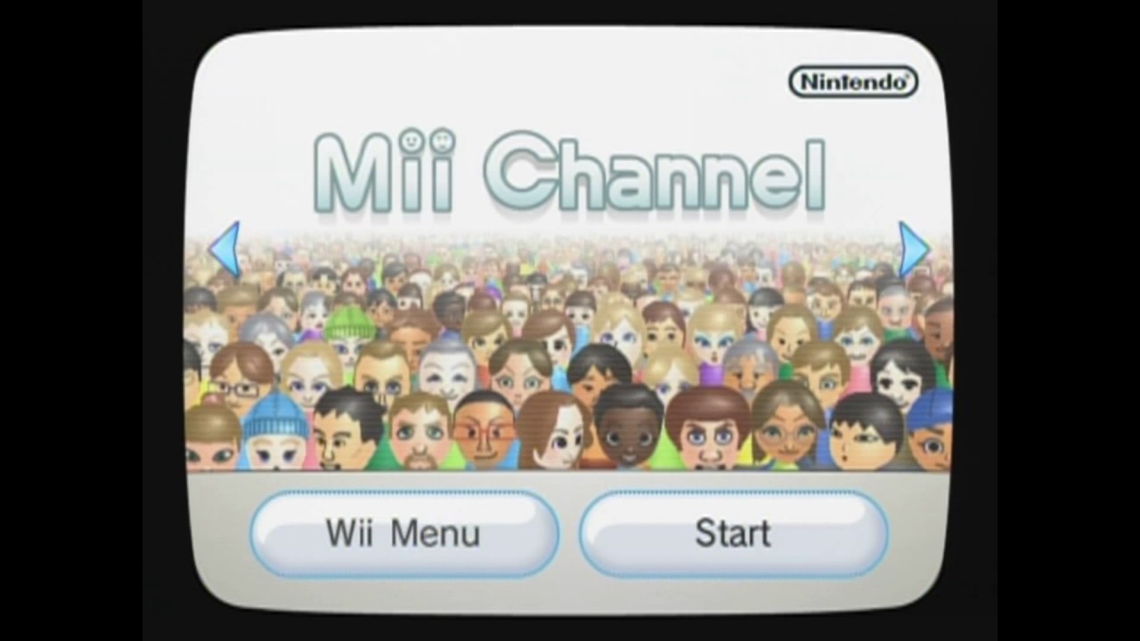 My Wii channels (4x3) (fixed) - YouTube