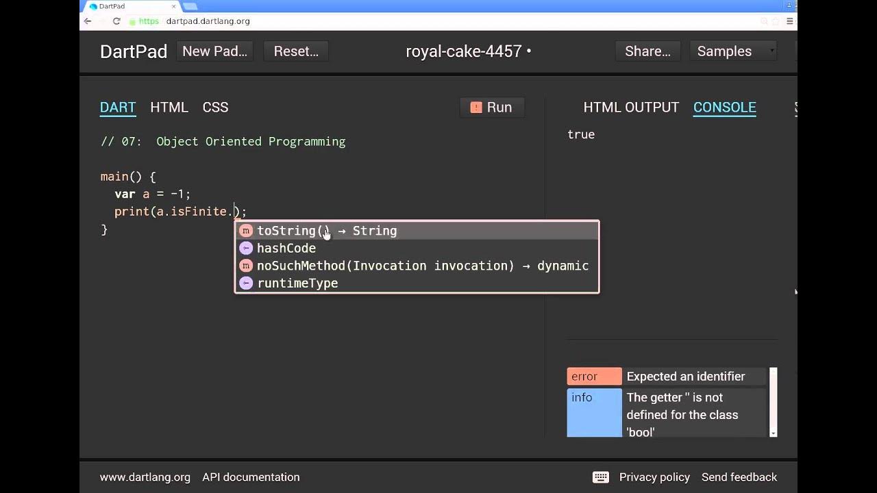 Dart Computer Programming for Beginners: 07 Object Oriented Programming - YouTube