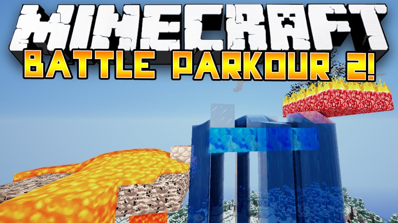 Minecraft: FUNNY BATTLE PARKOUR 2! - w/Preston, BajanCanadian ...