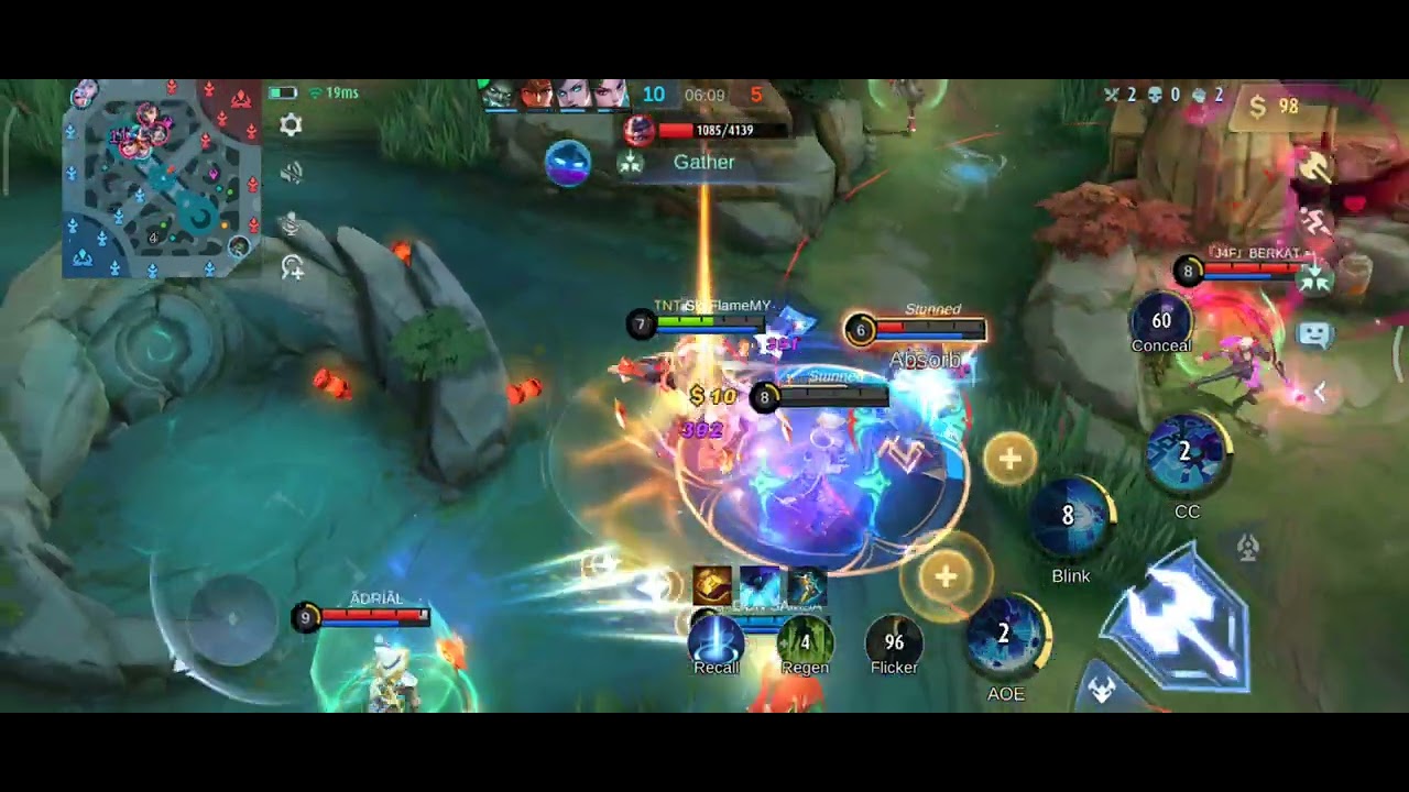 MOBILE LEGEND BANG BANG ATLAS CHOKE SLAM! - YouTube