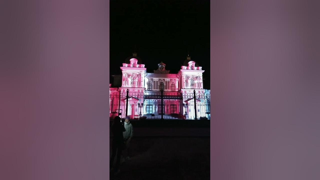 3d мэппинг инсталляция на здании Ромодановского вокзала в Нижнем ...