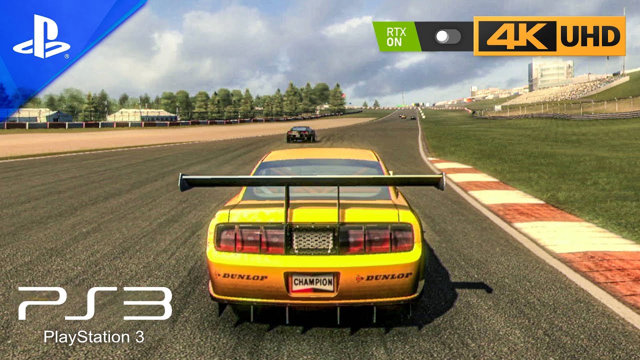 (PS3) Gameplay Race Driver: Grid | Nurburgring + Ford Mustang Race Car ...