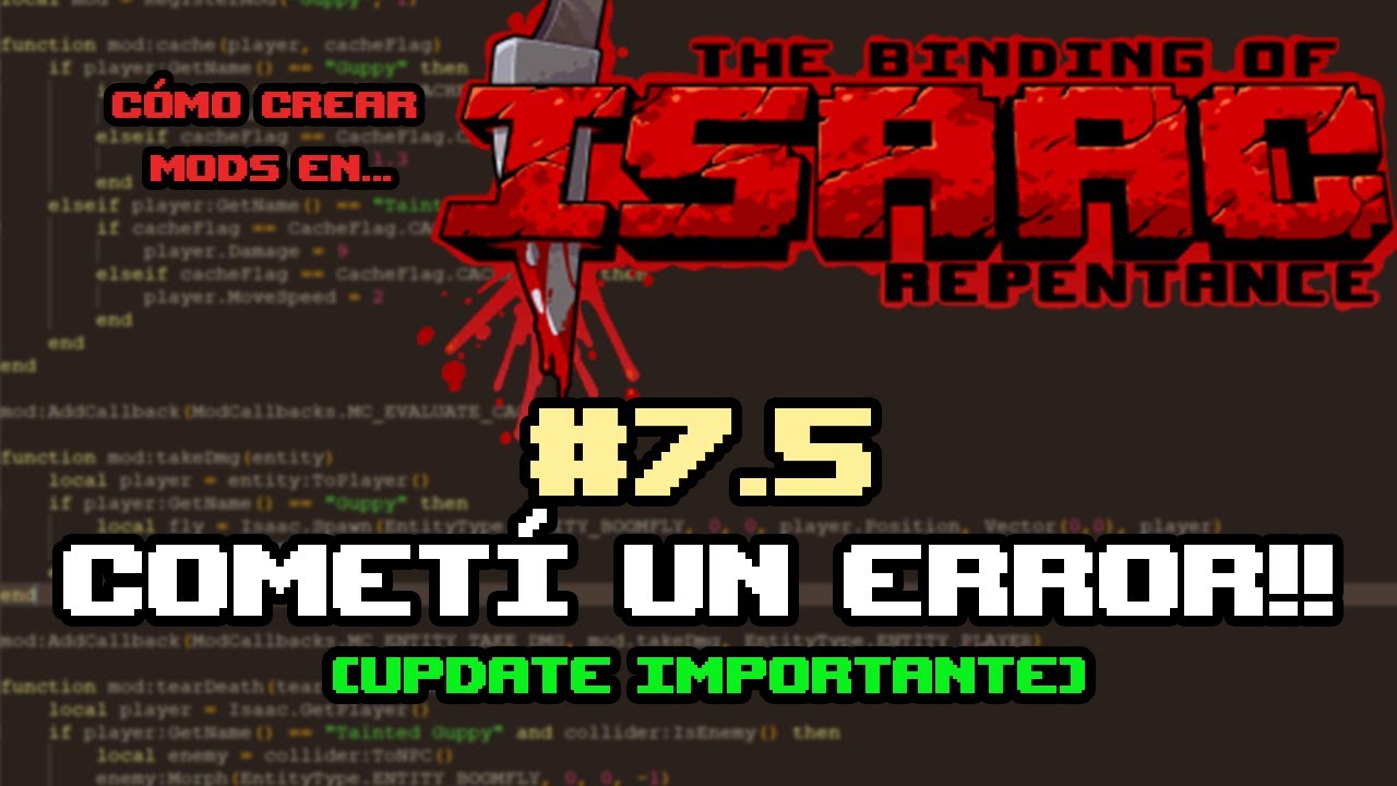 [7.5] UPDATE IMPORTANTE sobre stats base! | Cómo hacer mods en TBOI ...