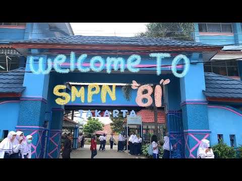 Vlog mendescripsikan SMPN 81 Jakarta! (7E) - YouTube