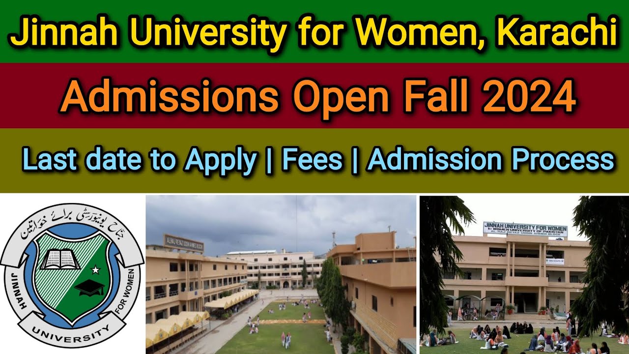 Jinnah University for Women, Karachi | Admissions Open Fall 2024 | Last ...