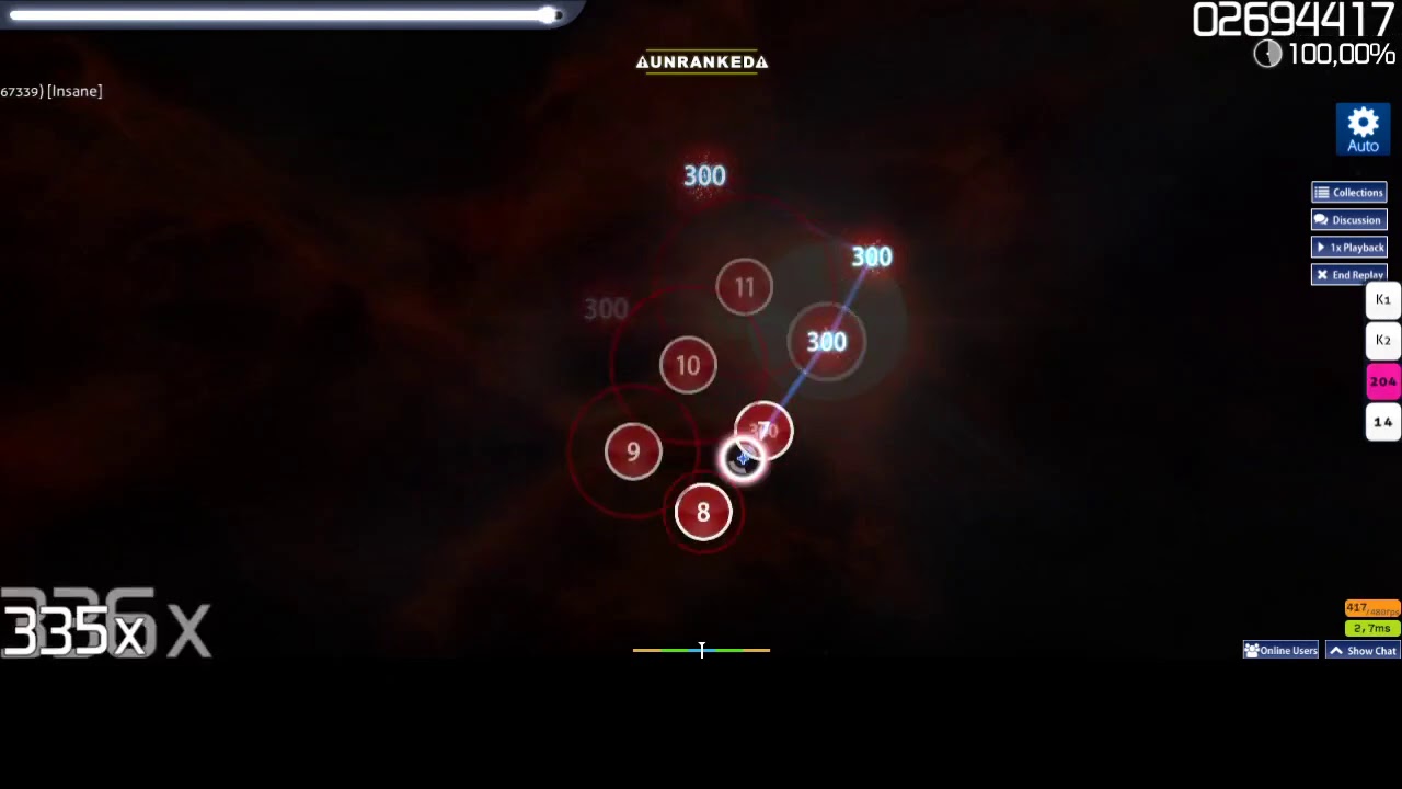 BLOODBATH in osu! - At the Speed of Light (beatmap link in desc!) - YouTube