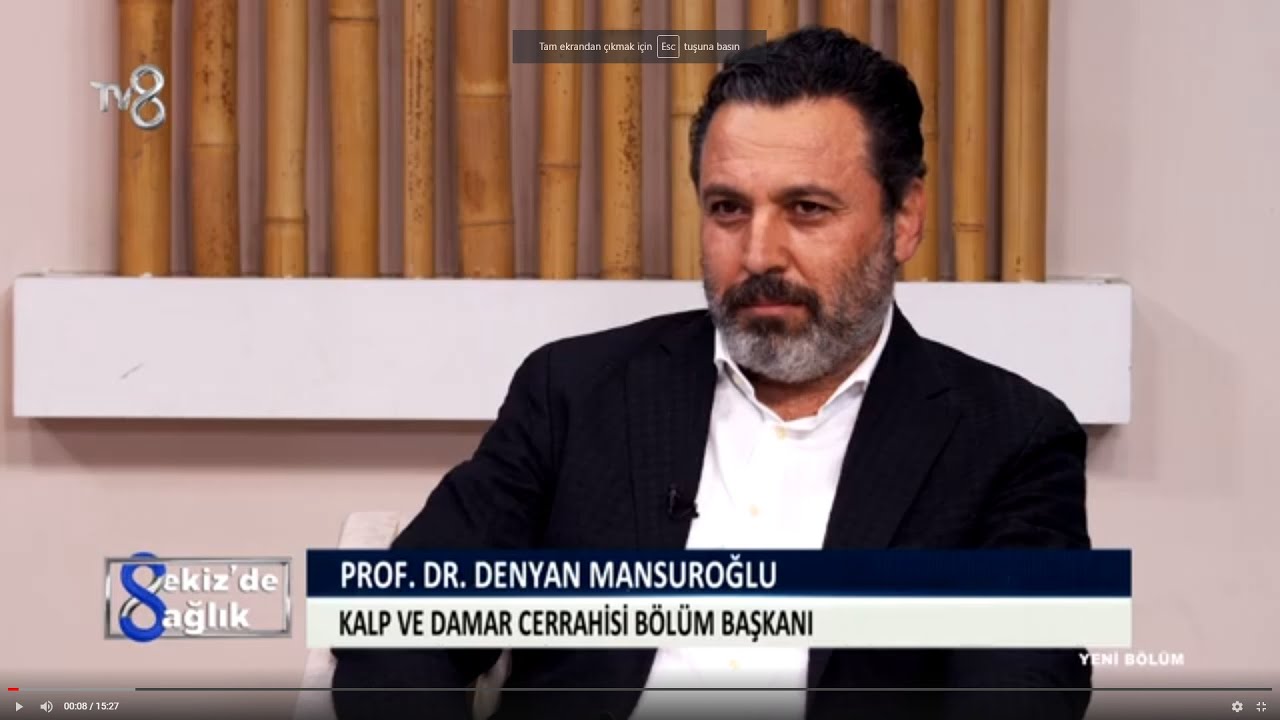 Kalp Cerrahisindeki Yenilikler | Prof. Dr. Denyan Mansuroğlu | 8'de ...