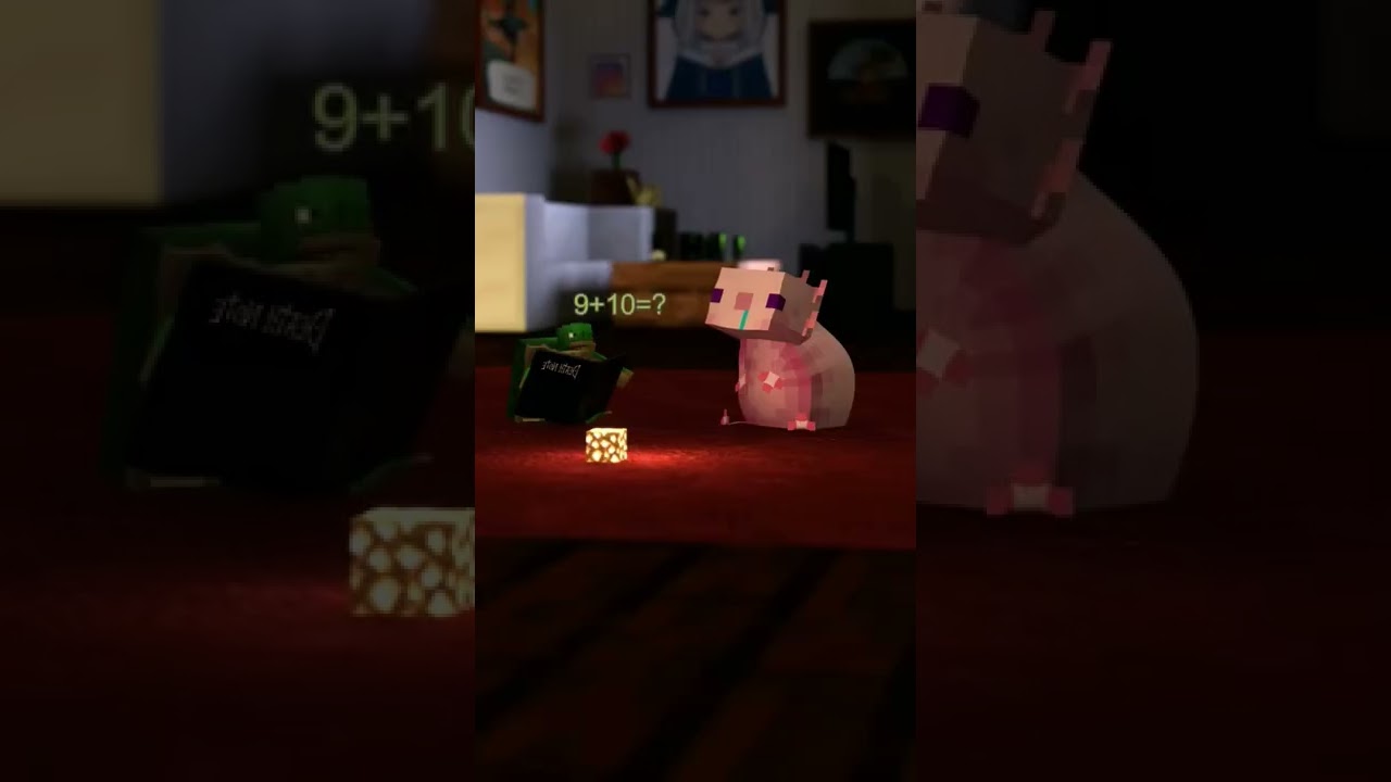 The Foolish Axolotl Of Minecraft #shorts #minecraft - YouTube
