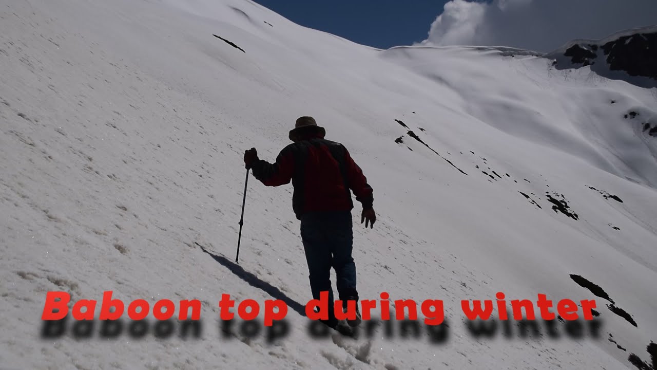 Amazing Footage Snow covered Baboon Top Neelum Valley during Winter ...