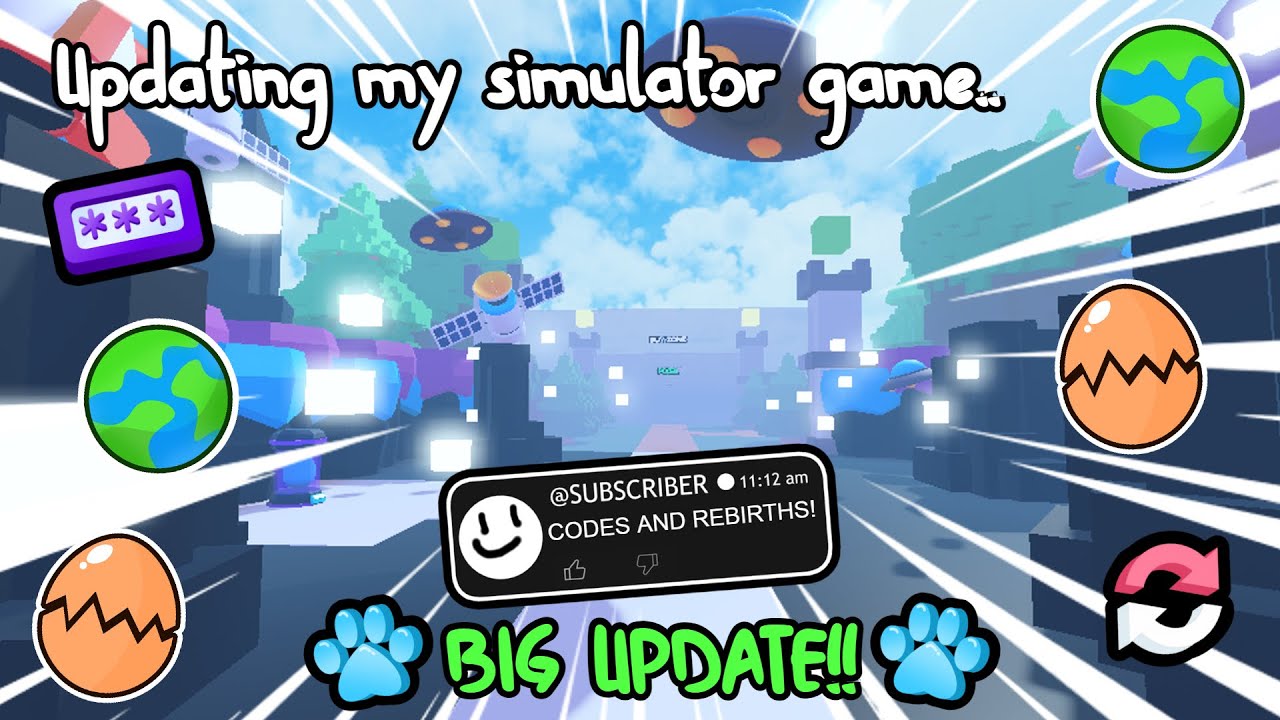 Updating my simulator game! BIG UPDATE!! - YouTube