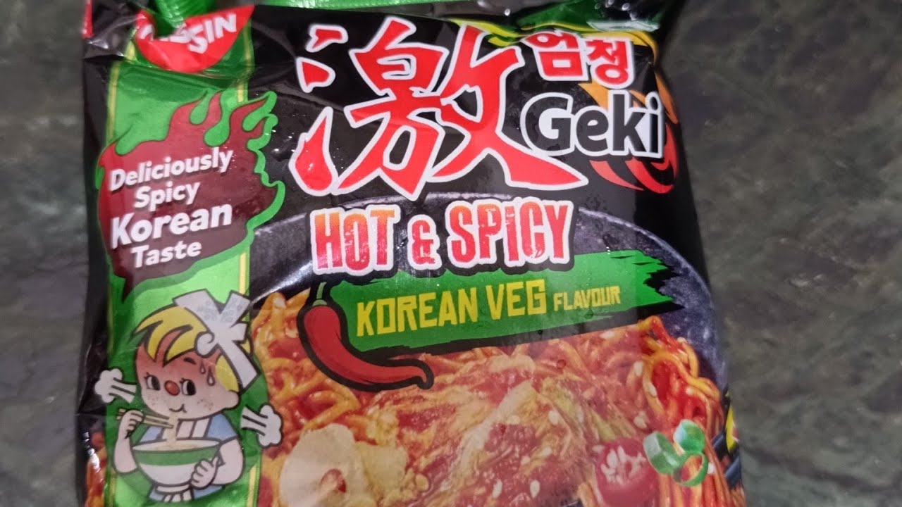 "Ramen noodles on fire!" | "Spice level: EXTREME!" "Sizzling hot and ...
