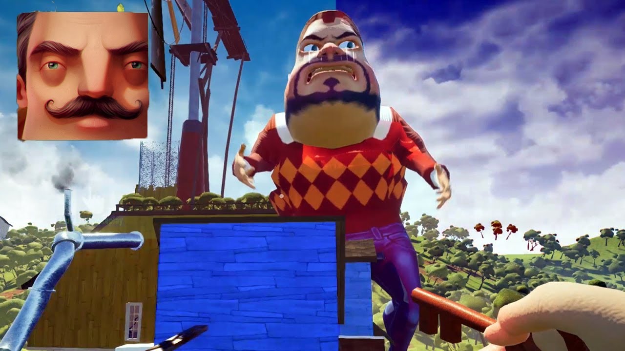 Hello Neighbor - My New Neighbor Big Dark Riddle History Gameplay ...