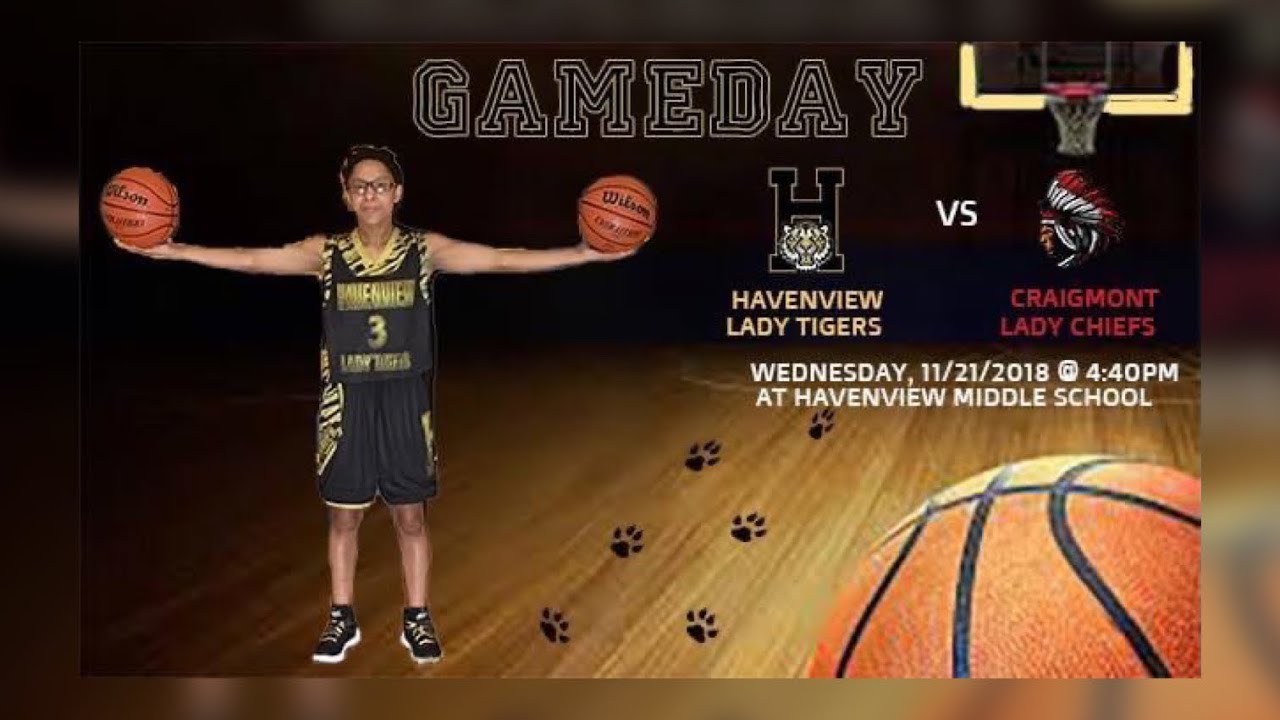 11/21/2018 - Havenview Middle vs Craigmont Middle (48th MLK Tournament ...