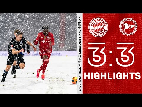 Sechs Tore! Aufholjagd! Schnee-Spektakel! Highlights FC Bayern - Arminia Bielefeld 3:3